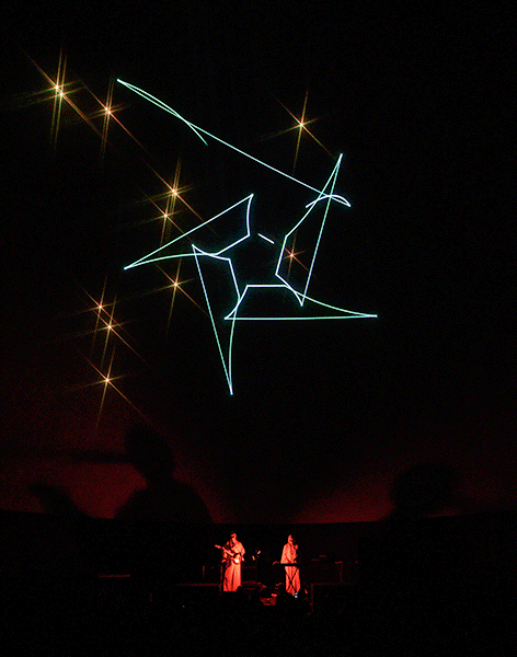 GIFs: Drab Majesty @ The Laser Dome, Seattle 10/7/2017