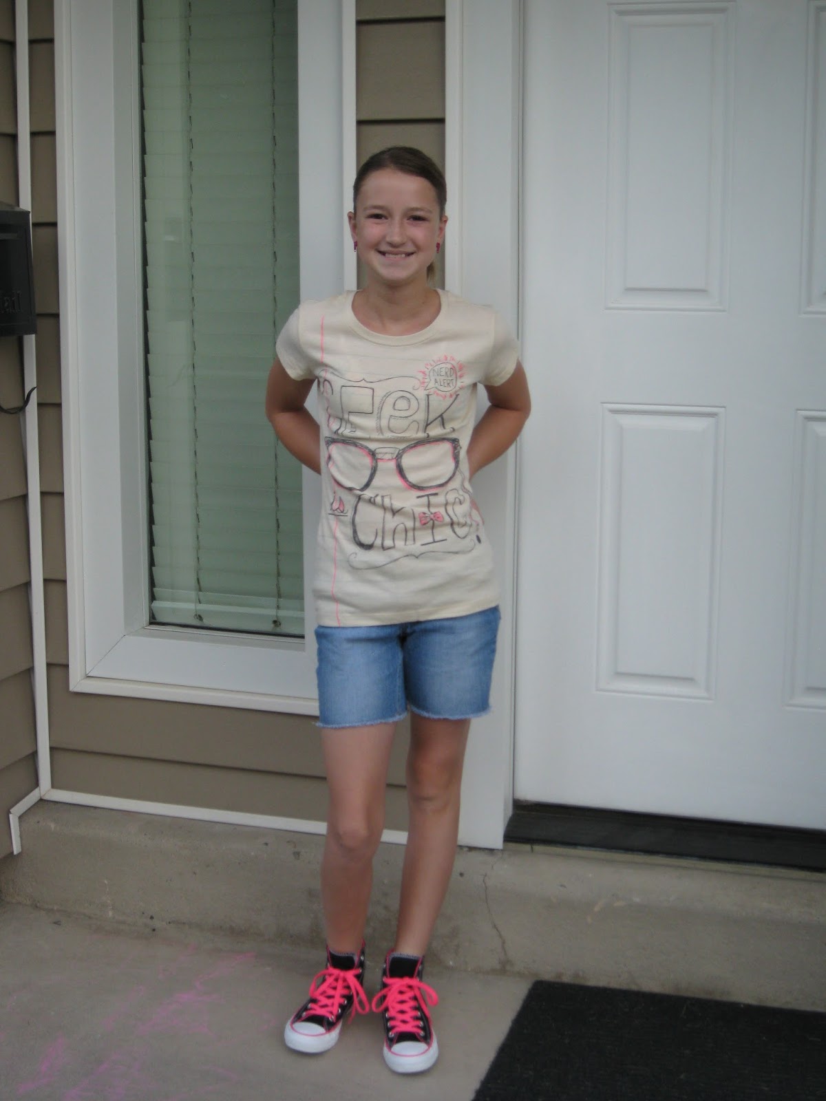 Lawlor Clan: First Day of Middle School - 2013 - 7th Grade (yup, Middle ...