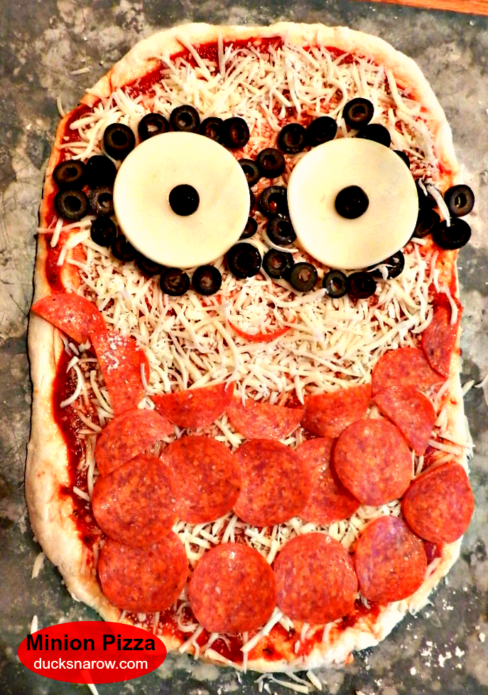 Make Minions Pizza For A Fun Family Movie Night - Ducks 'n a Row