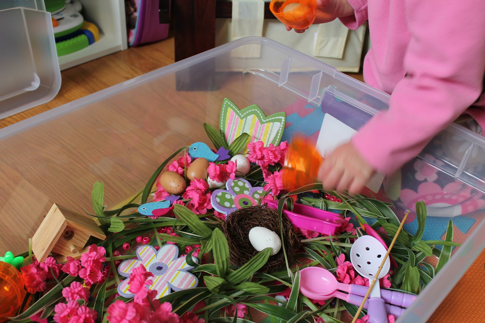 Belle's Butterfly Dreams: Spring Sensory Tub