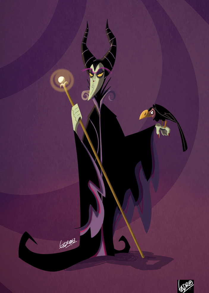 Draw or Dare: Maleficent fan art.