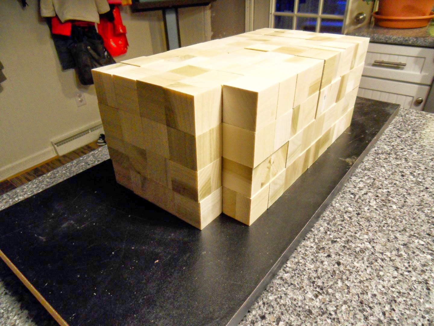 Life of Gregory D: DIY Wood Minecraft Blocks