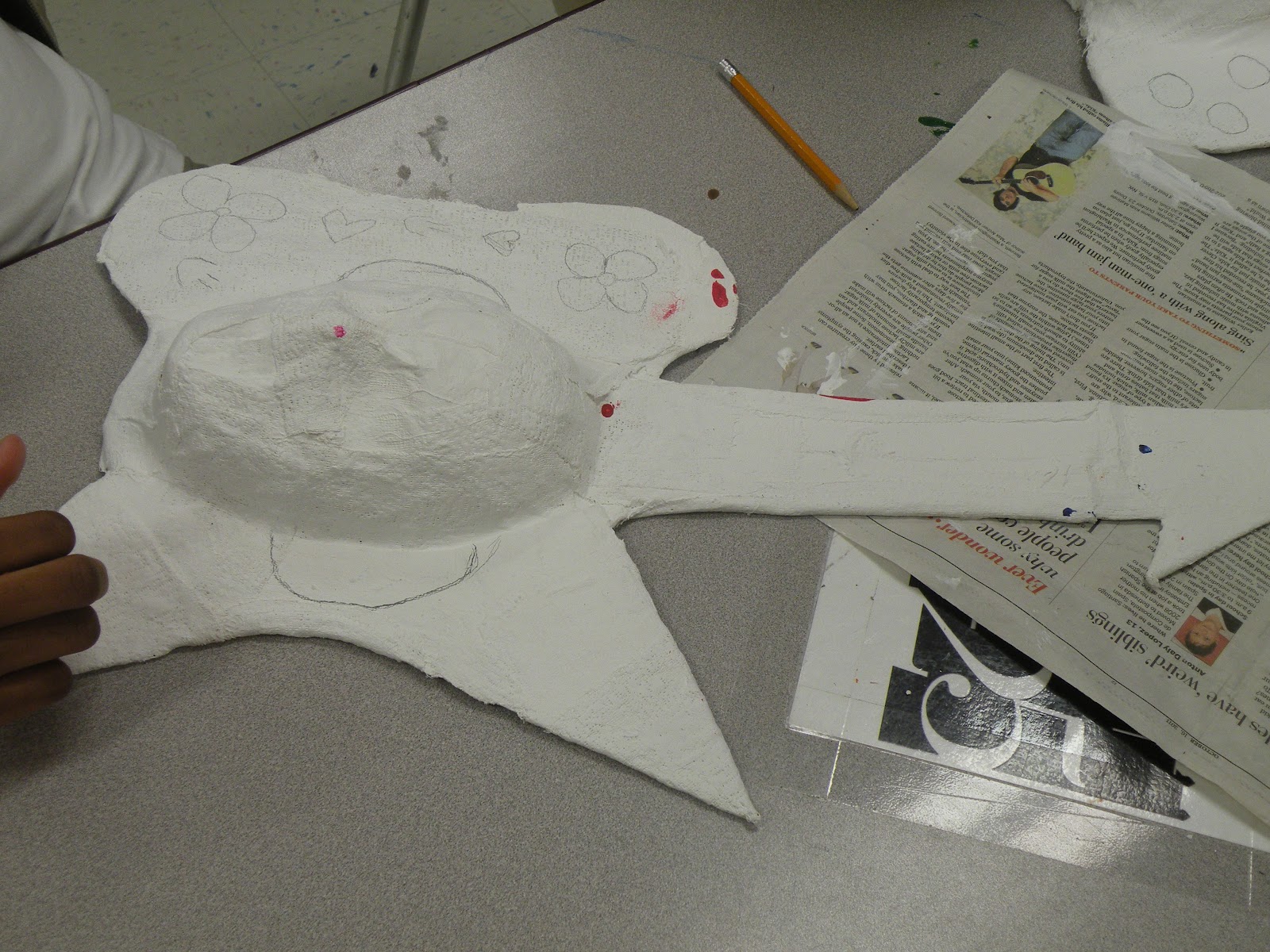 The New Adventures of Old Ms. B.: Plaster Gauze Masks