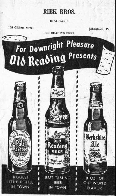 Vintage Johnstown: Old Reading Beer