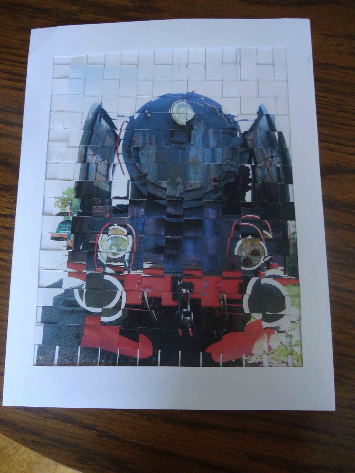 Domesticated Nomad: Art Adventure: Pixelated Collage