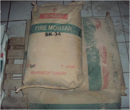 FIRE MORTAR ( SEMEN TAHAN API) ~ Mortar, castable, firebrick, and more....