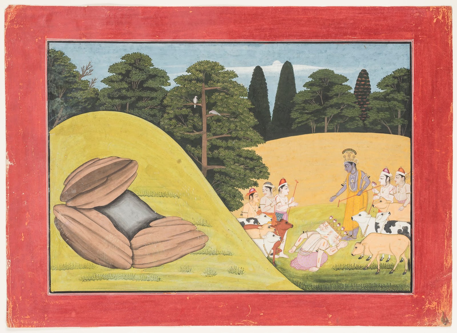 Atelier of india: Fattu and His large Guler Basohli Bhagavata purana