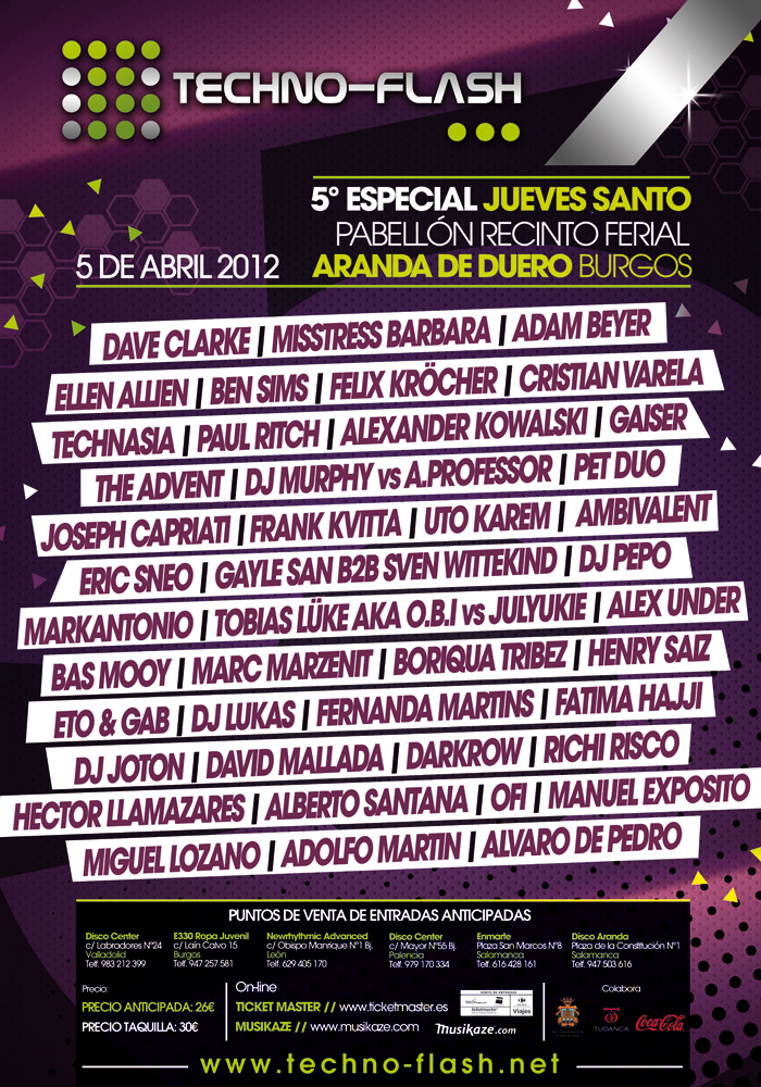 Zapatilla de la Wena: Techno-Flash 2012: Jueves Santo de Techno
