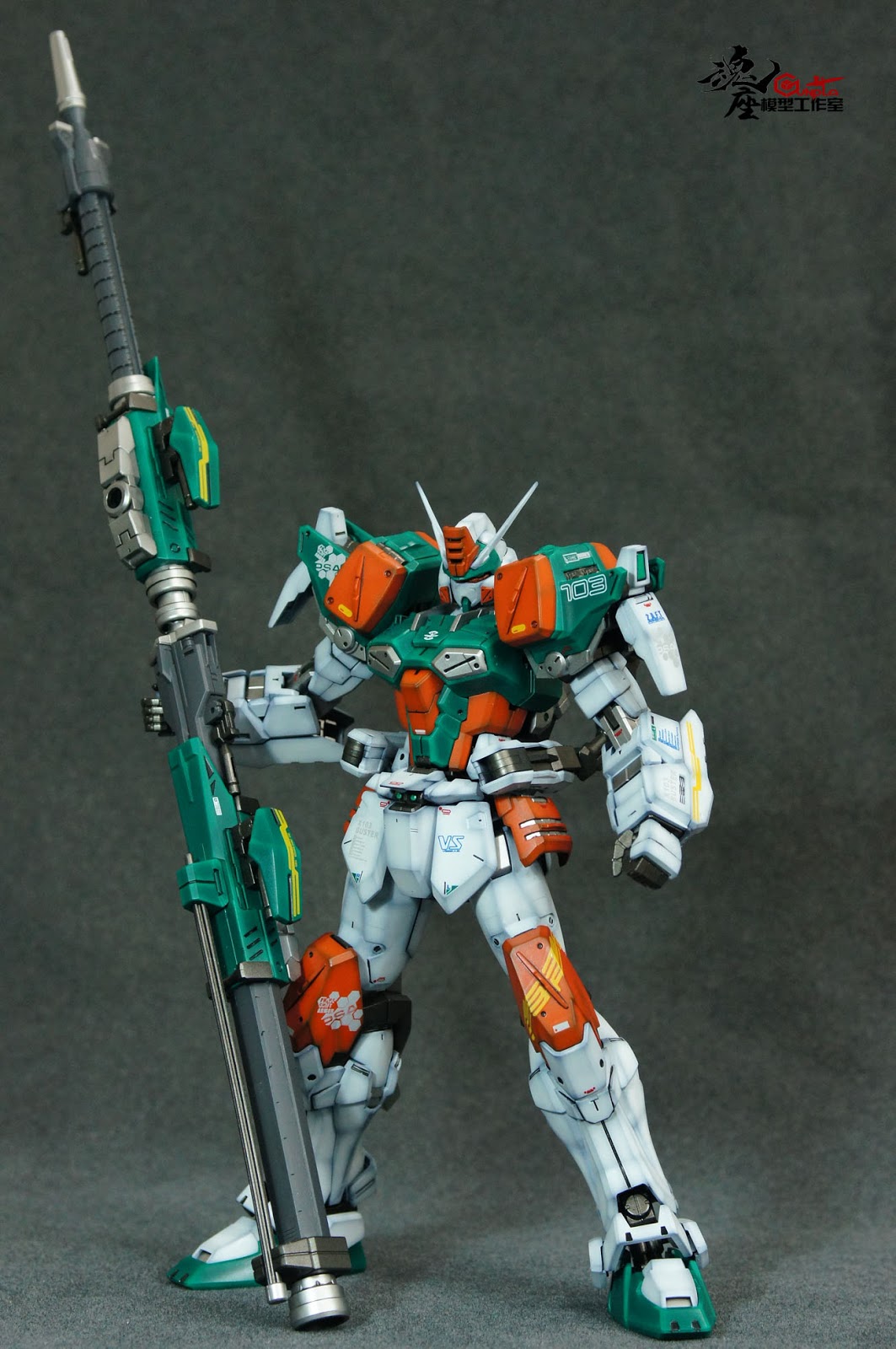 GUNDAM GUY: MG 1/100 GAT-X103 Buster Gundam - Painted Build