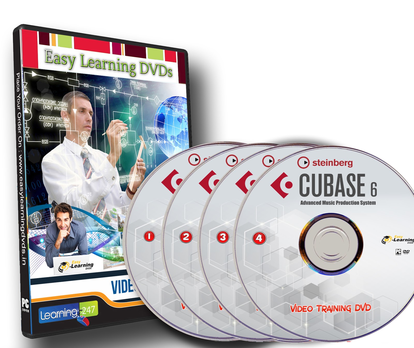 Easy Learning DVDs: Cubase 6 Basic to Advanced 4 Levels Video Training ...