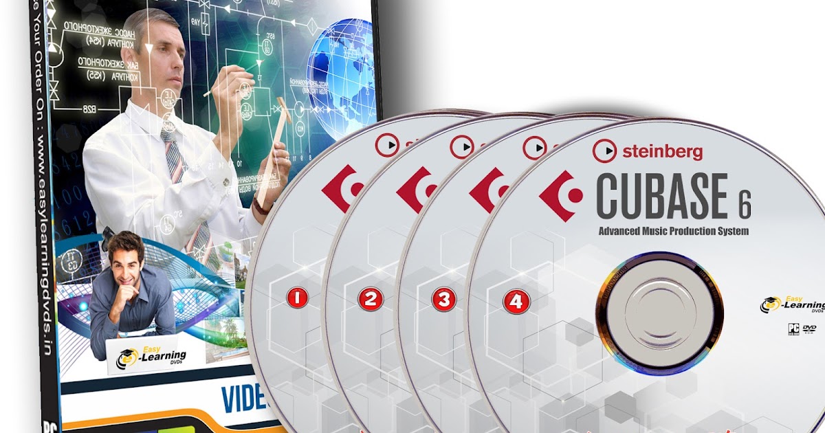 Easy Learning DVDs: Cubase 6 Basic to Advanced 4 Levels Video Training Tutorials On 4 DVDs Rs 999/-