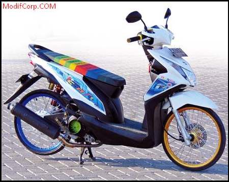 10 Contoh Hasil Modifikasi Motor Beat F1. Kereeeeen