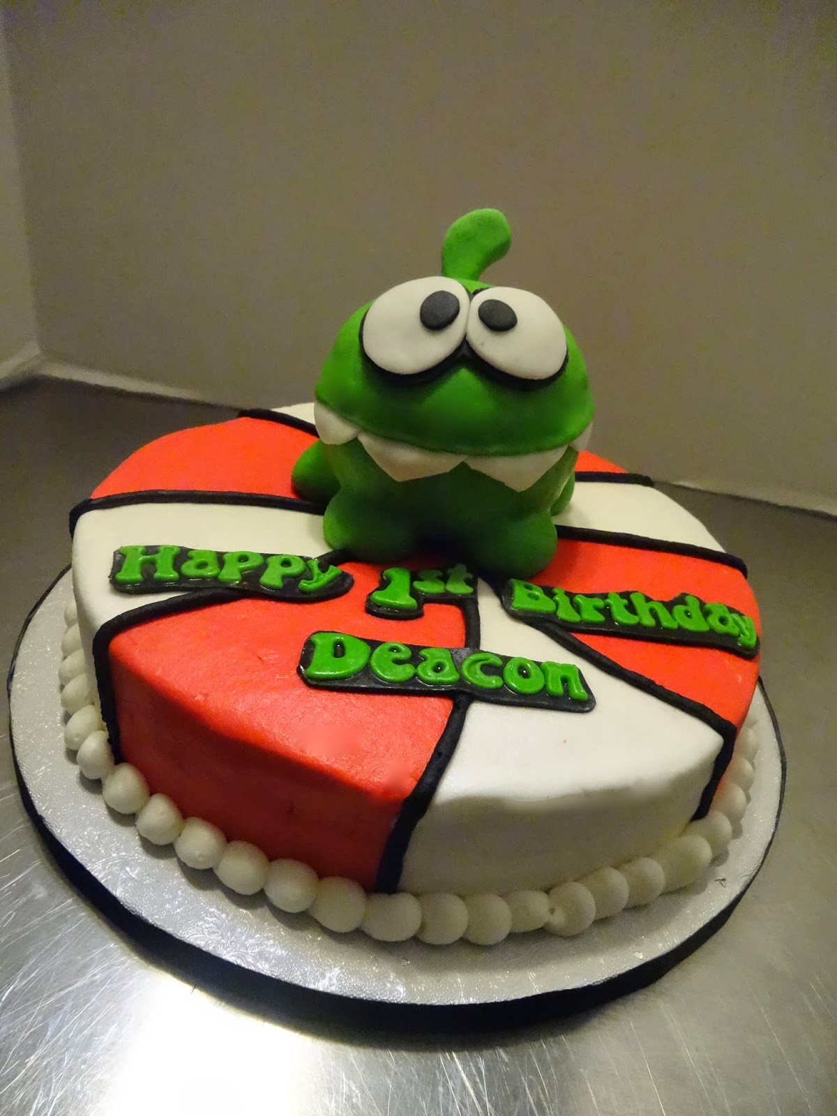 Cakes by Paula: Om Nom 1st Birthday Cake