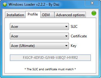 Windows Loader 2.2.2 by Daz [En] - Windows
