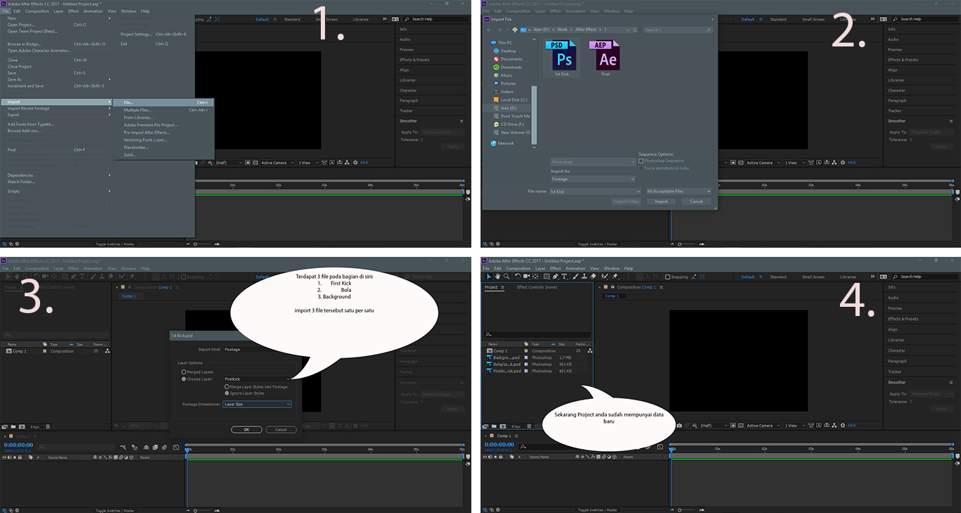 Tutorial After Effect - Membuat Animasi Sederhana untuk Pemula ...