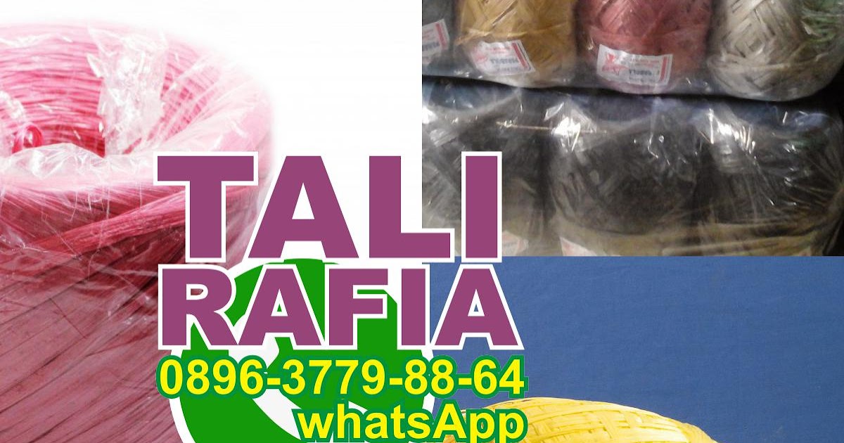 Tali Rafia Untuk Kemoceng