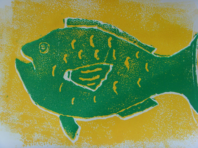 Corbet Art: Exploring poly block printing