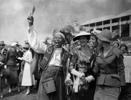 RAS PRINCE MONOLULU: THE FAMOUS BLACK AND STYLISH RACING TIPSTER IN BRITAIN