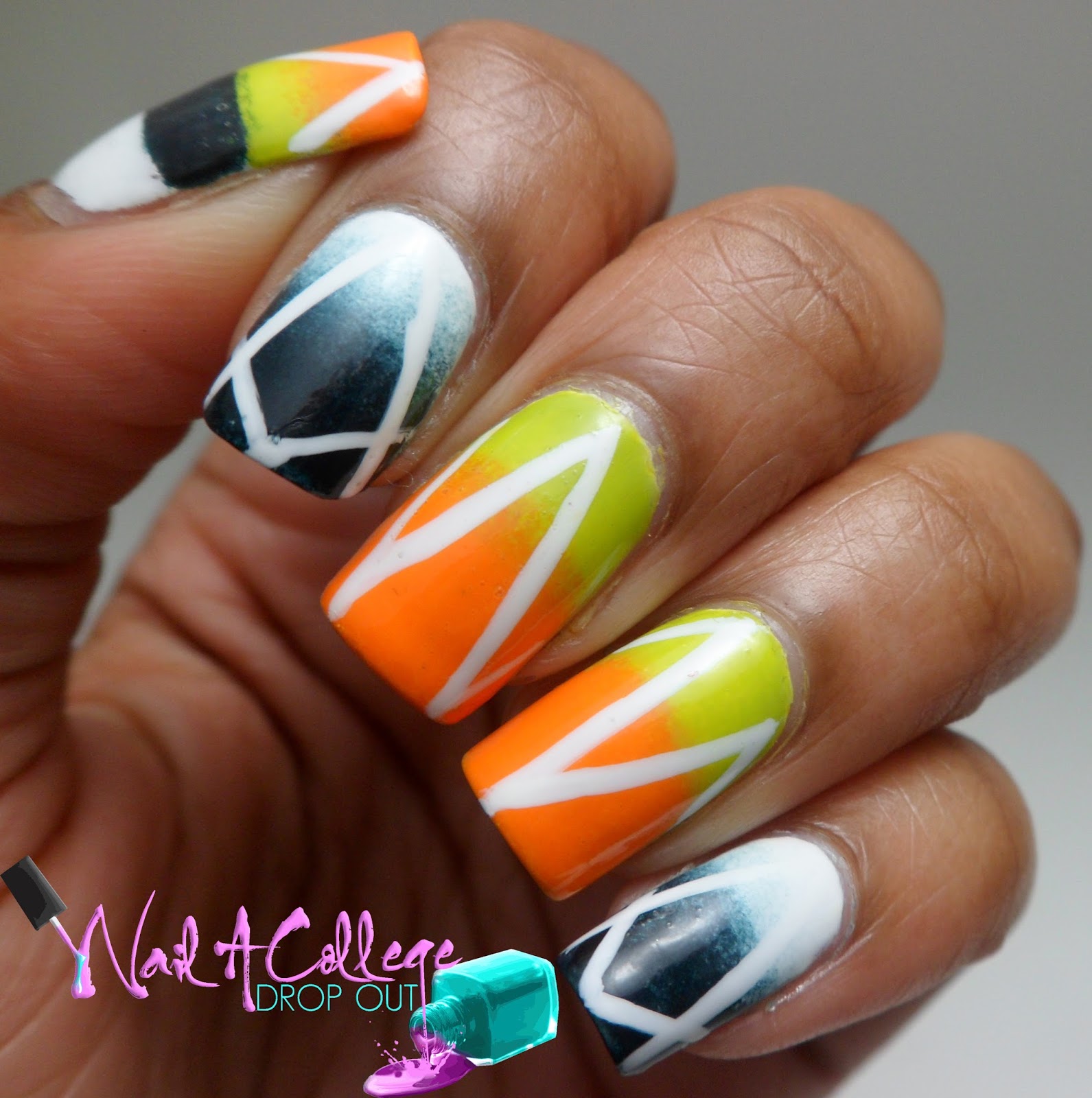 Nail A College Drop Out: Born Pretty Spikes + Nail Art