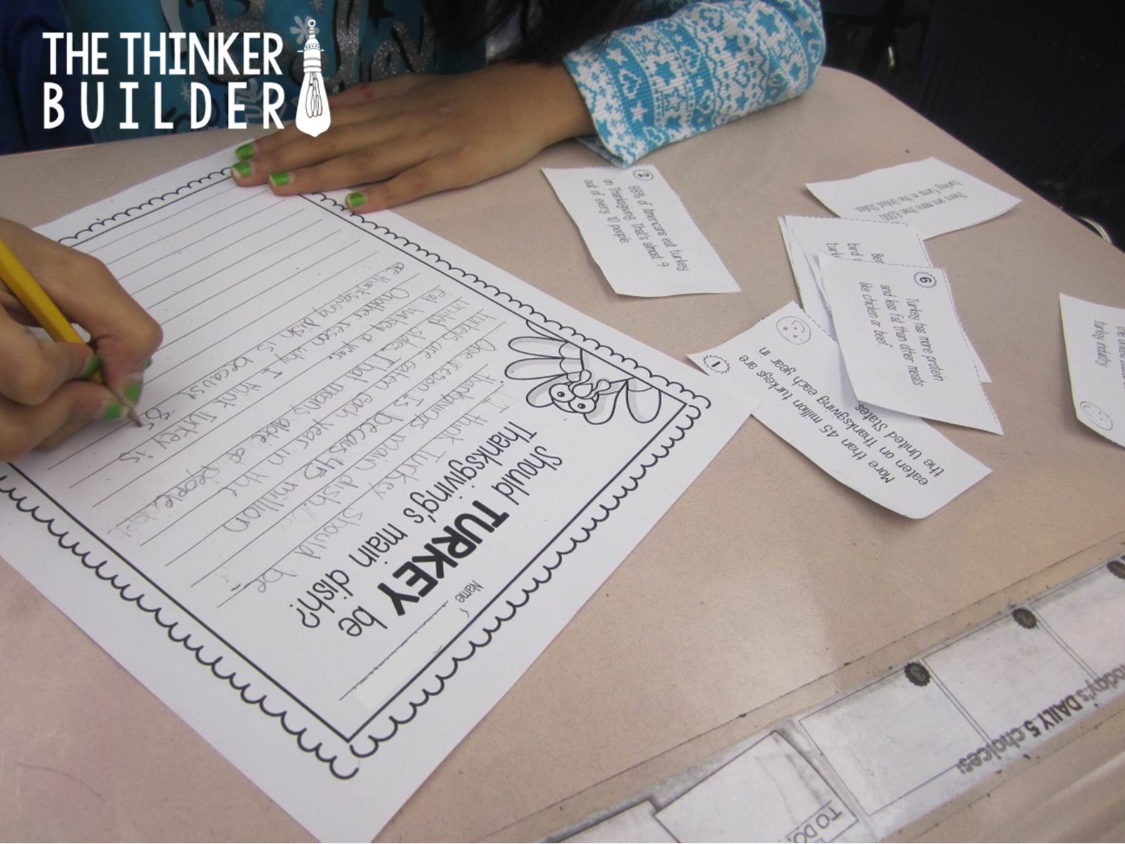 Who's Who and Who's New: Turkeys! Fact-Based Opinion Writing