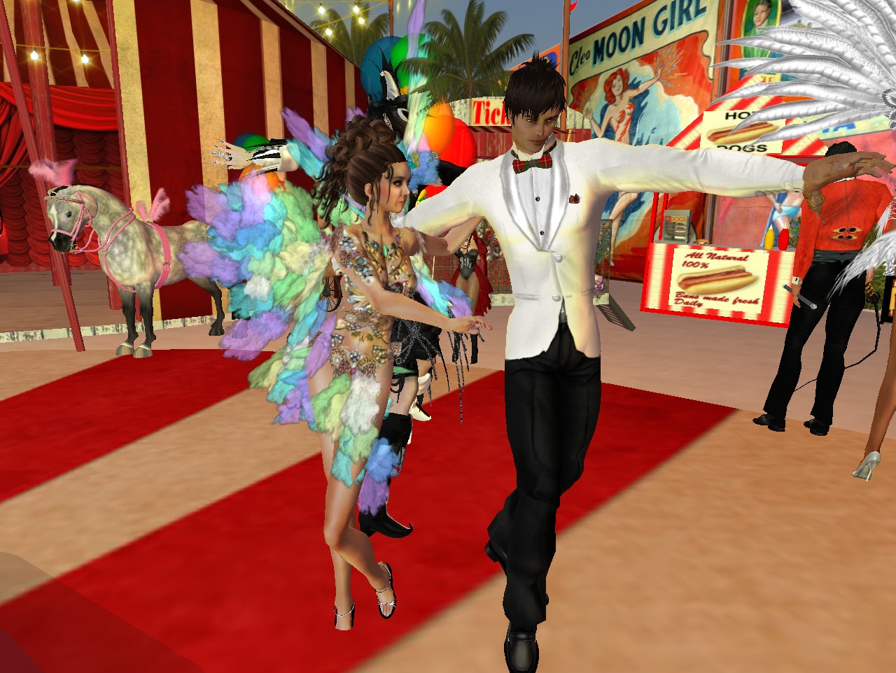 Mariko Nightfire: A Virtual Life: I'm off to join the circus