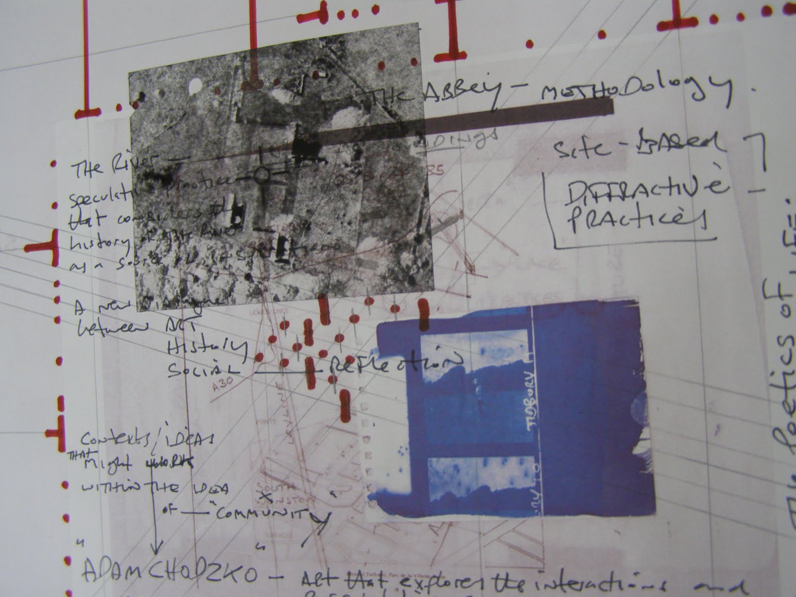 A Situated Practice : Making/Spatial Agency: Cyanotype Drawings ...