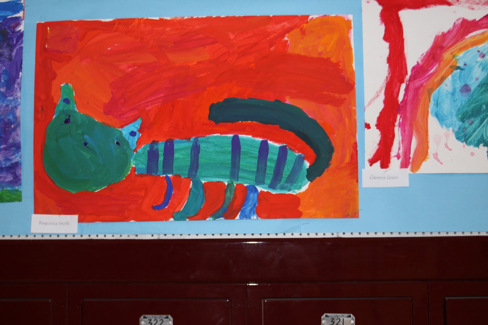 In Art Class: Hot Dogs and Cool Cats