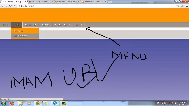 Cara Membuat Menu Di Website Dengan Css