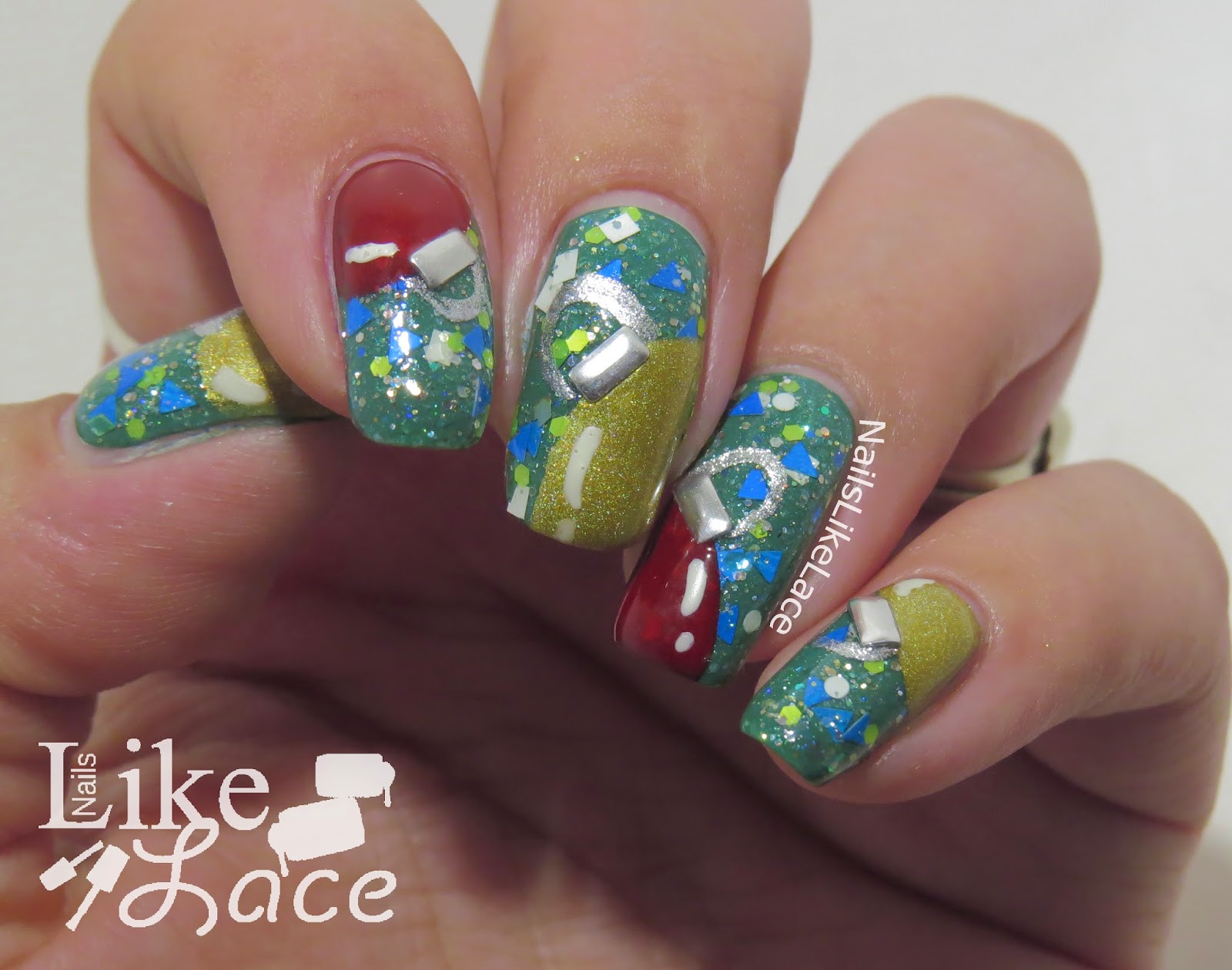 NailsLikeLace: Ornament Nail Art - Twin Nails