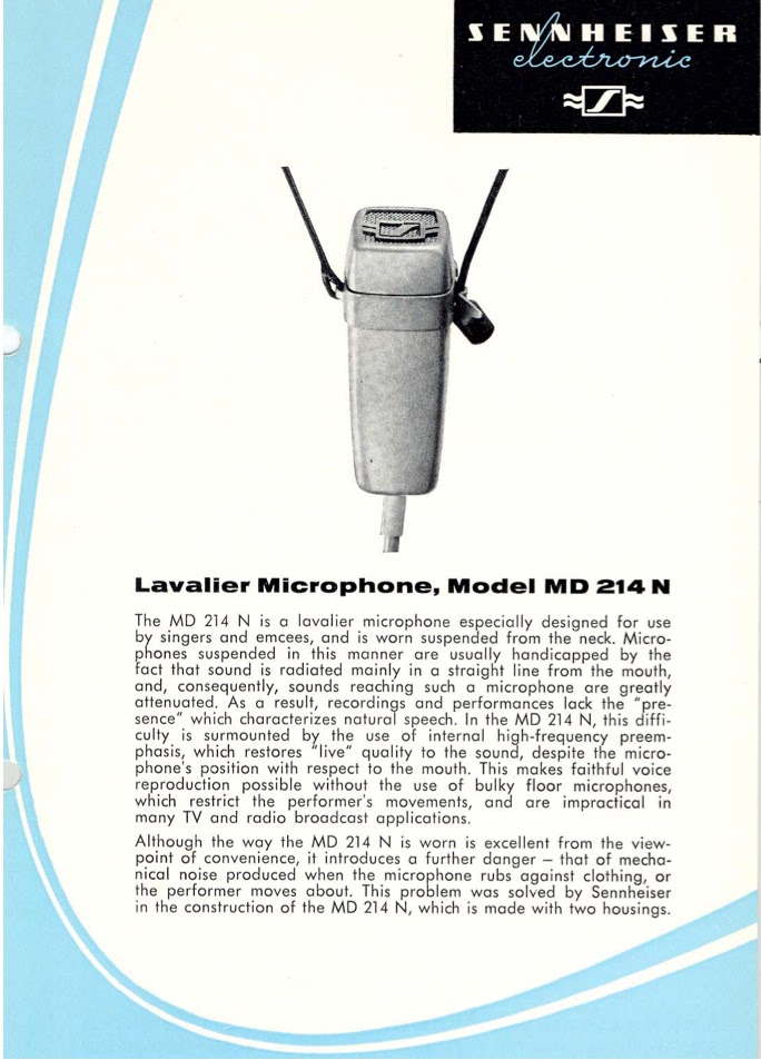 Infrequent Sound [sex.tex] technology: Sennheiser MD-214