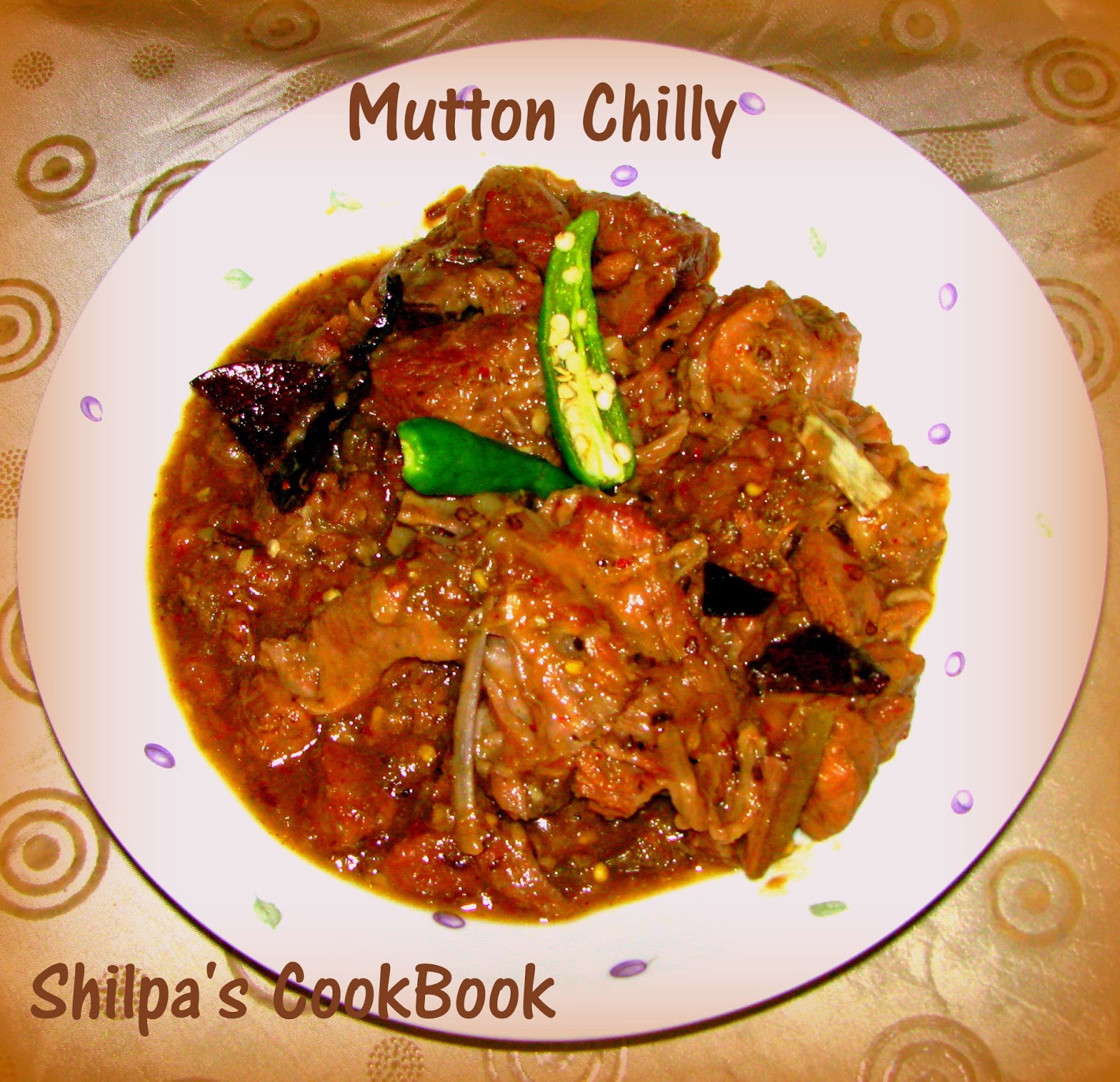 Cook Book: Mutton Chilly