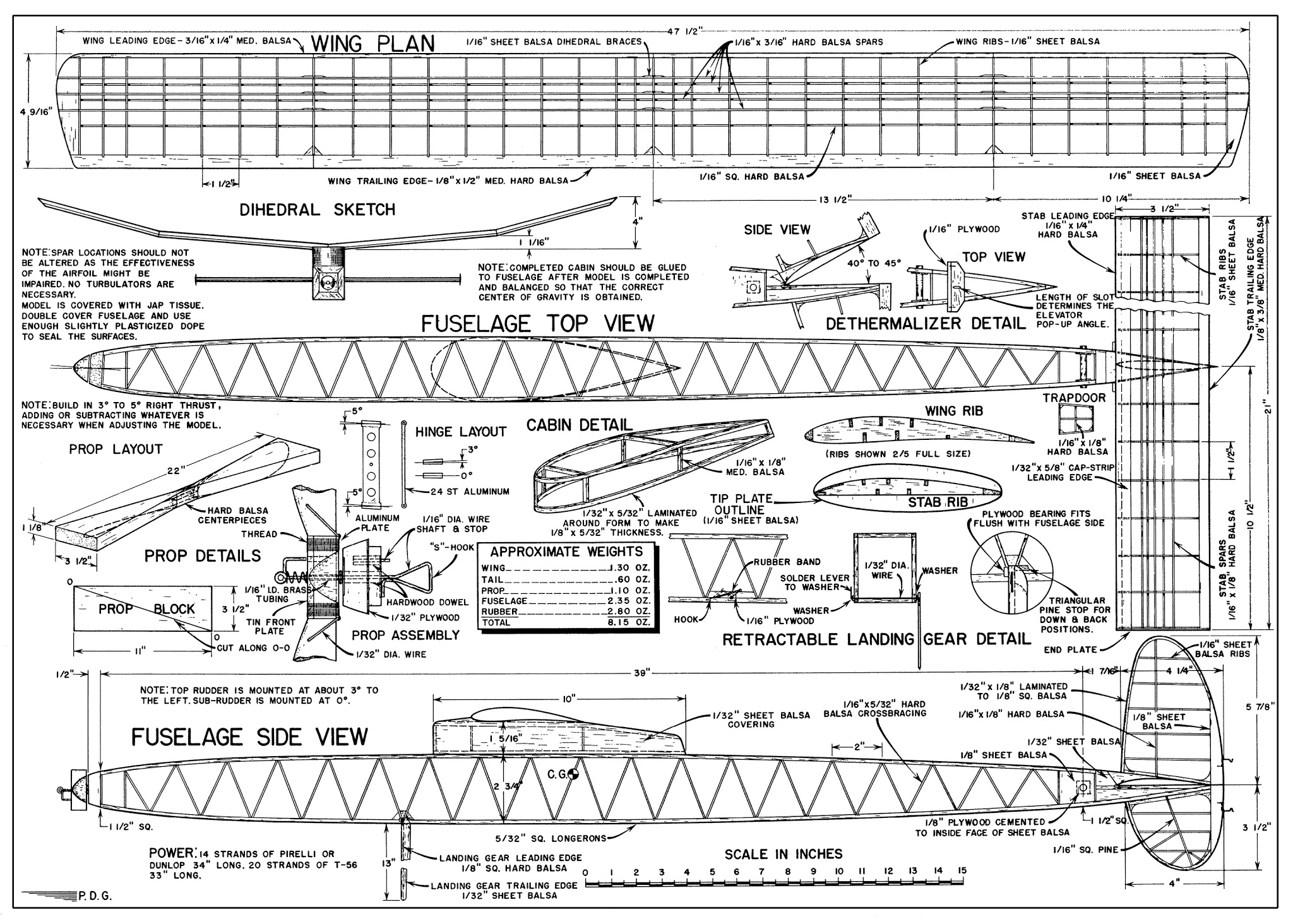 Volar Librememente Free Flight Rubber Models: WAKEFIELD CRANFIELD ...