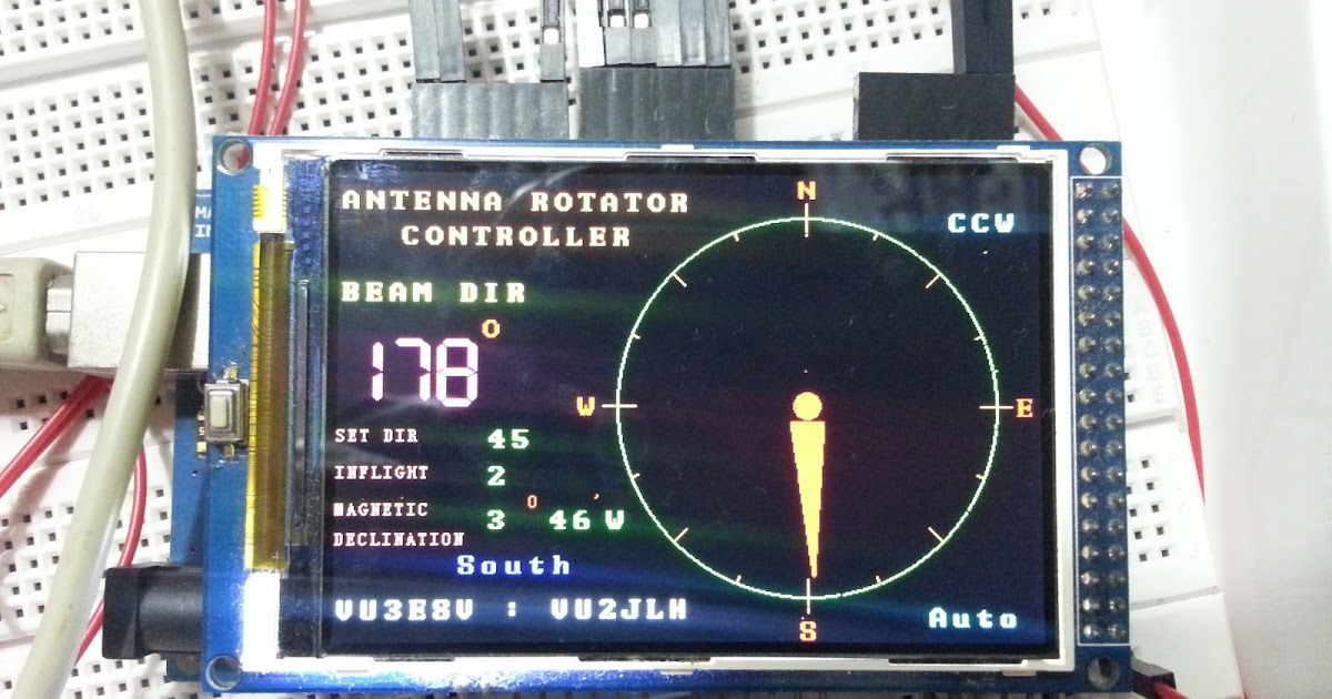VU3ESV: Arduino based Antenna Rotator Controller - Latest Code