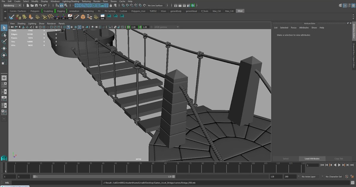 SACHIN RAI - COMPUTER ANIMATION ARTS UCA ROCHESTER: Maya tutorials: Maps Part 2: Rope Normal Map