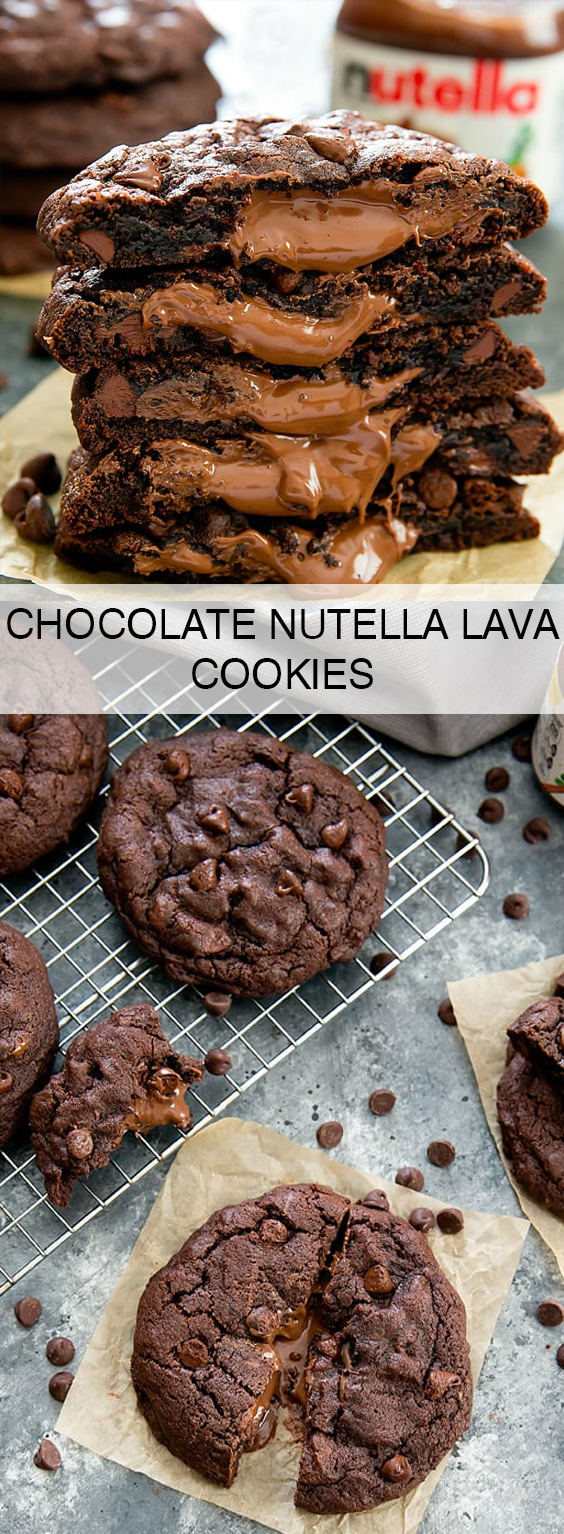 CHOCOLÁTE NUTELLÁ LÁVÁ COOKIES