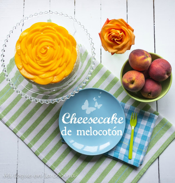 Mi toque en la cocina: Cheesecake de melocotón
