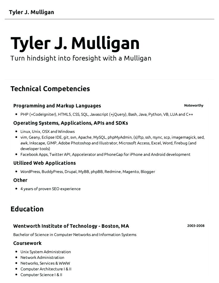 Best Simple Resume - Resume Templates