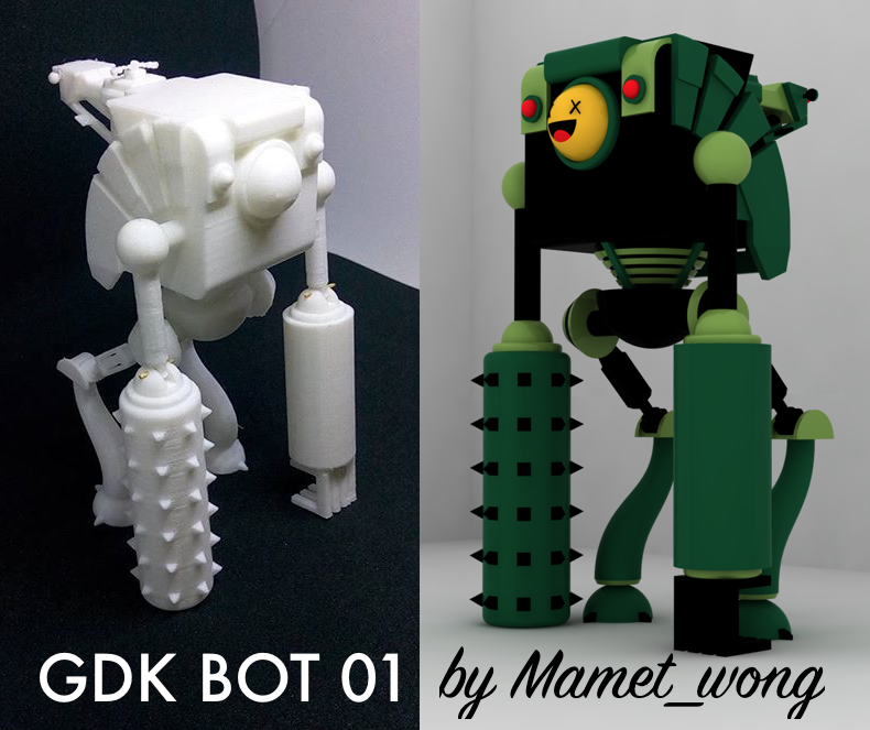 “GDK BOT 01” (Resin Robot) by Mamet_wong