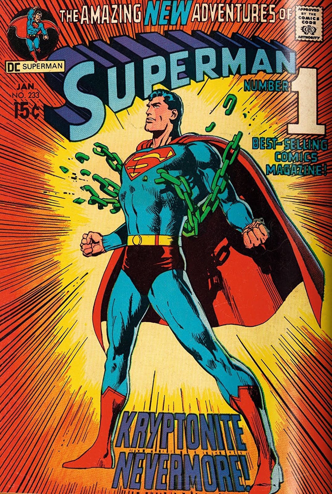 SIGN GENE: SUPERMAN FIRST APPEARED IN 1933