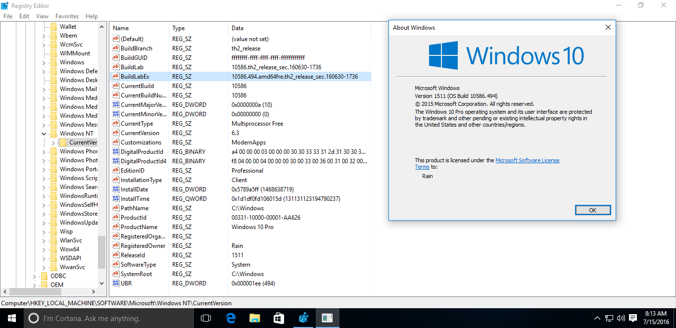Windows 10 Pro v.1511 En-us x64 July2016 Pre-Activated-=TEAM OS ...
