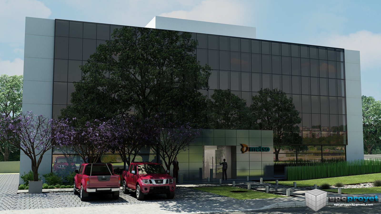 SPCPROYECT: Remodelaciòn Fachada Edificio Metso Minerals