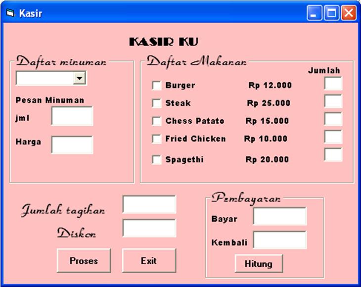 Percabangan dan Perulangan Pada Visual Basic 6.0