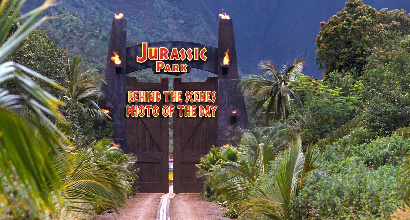 Photo of the day - Jurassic Park - Stan Winston and T-Rex