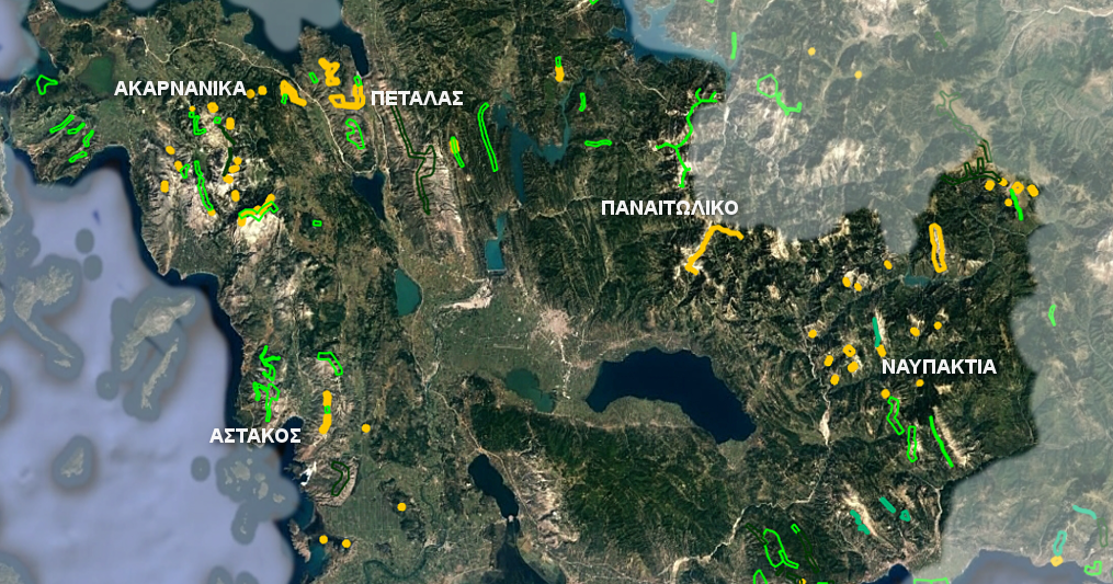 Αιολικά στην Αιτωλοακαρνανία: Ο χάρτης της καταστροφής: 616 ...
