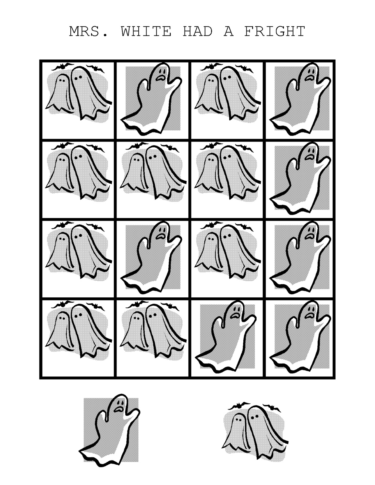 The Sweetest Melody: Mrs. White Rhythm Activity