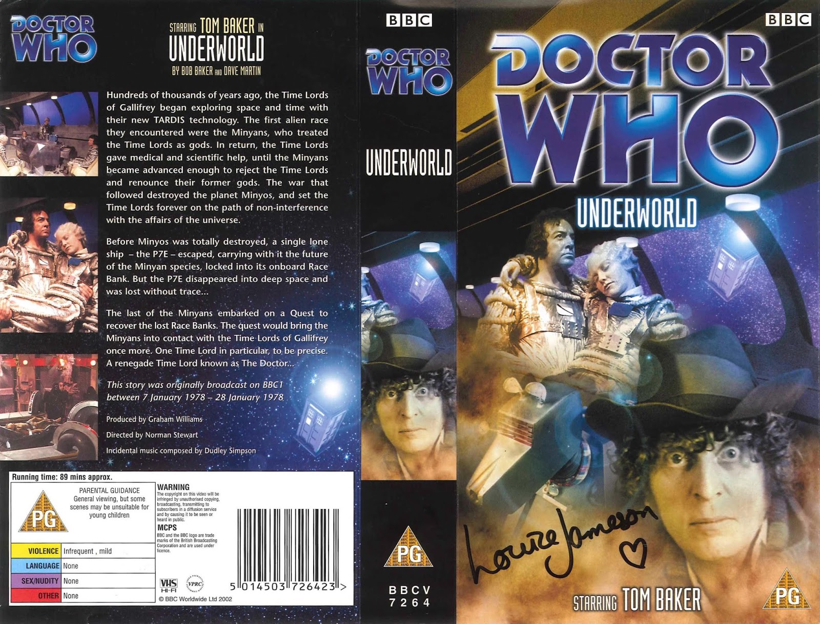 Dave's Doctor Who Collection: Signed VHS Covers