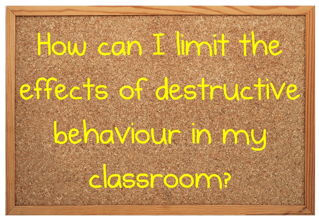 Teacher's Time Turner: Disempowering Destructive Classroom Behaviours.