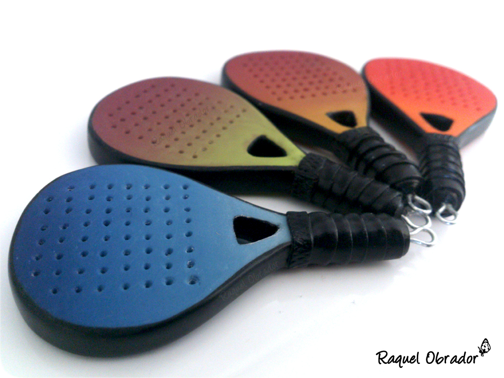Raquel Obrador Complementos Artesanales: Más palas de padel!
