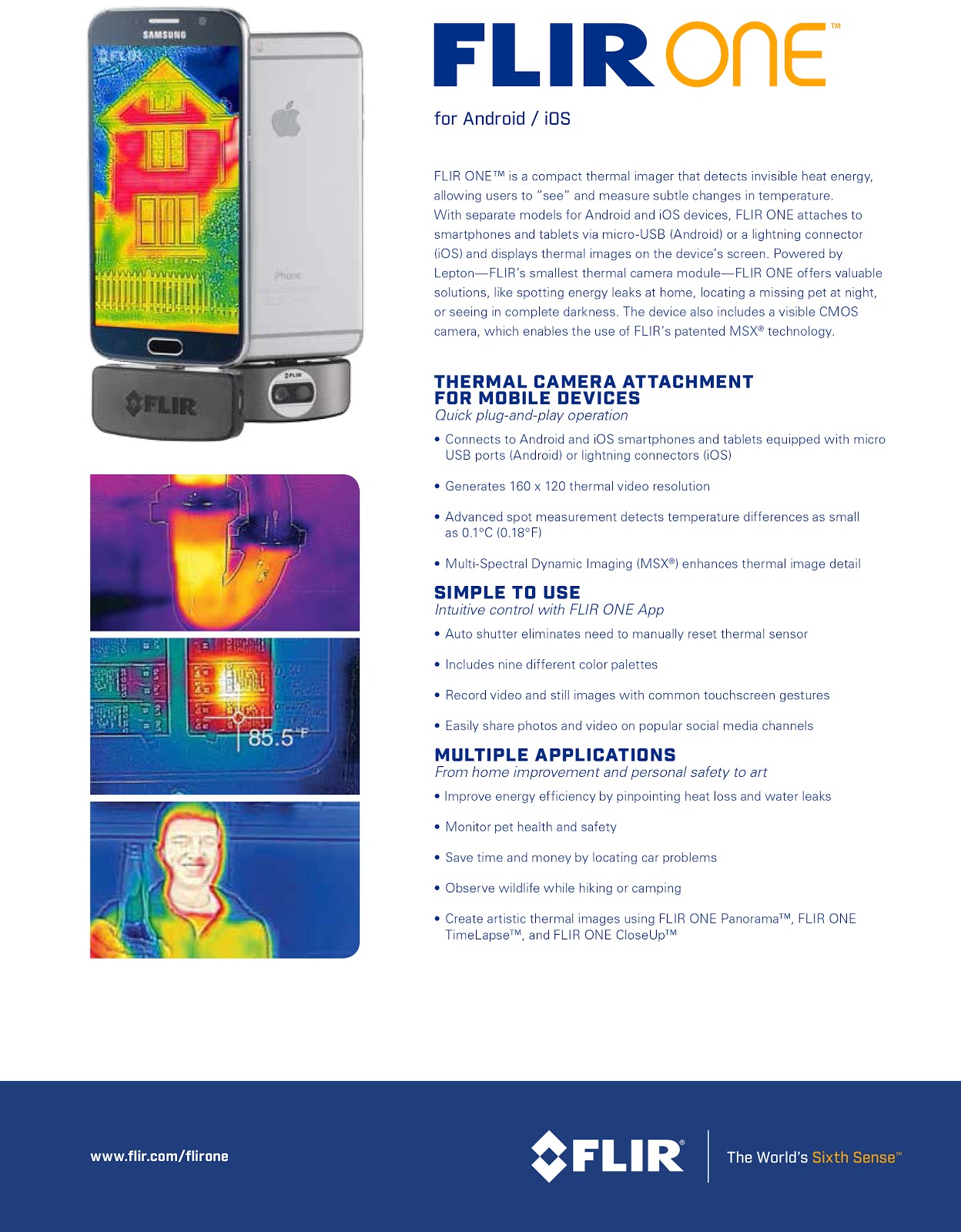 FLIR ONE GEN 2 DATASHEET | 樹沃客樹藝