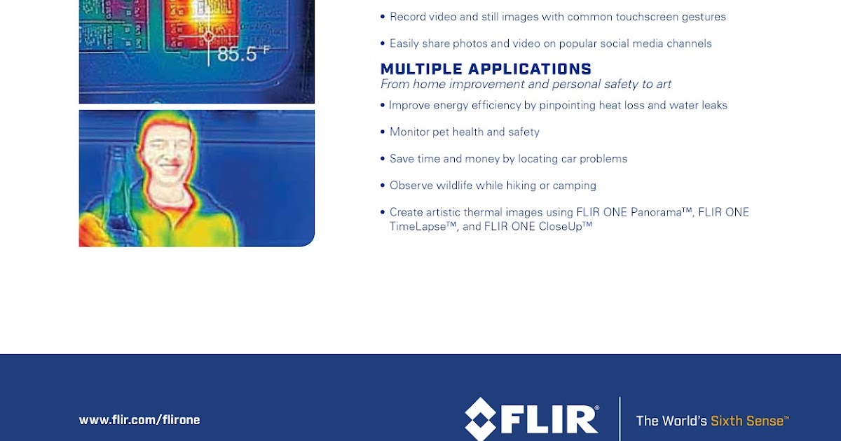 FLIR ONE GEN 2 DATASHEET | 樹沃客樹藝